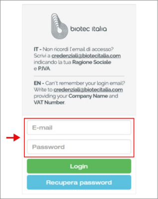 Richiedi Assistenza - Biotec Italia